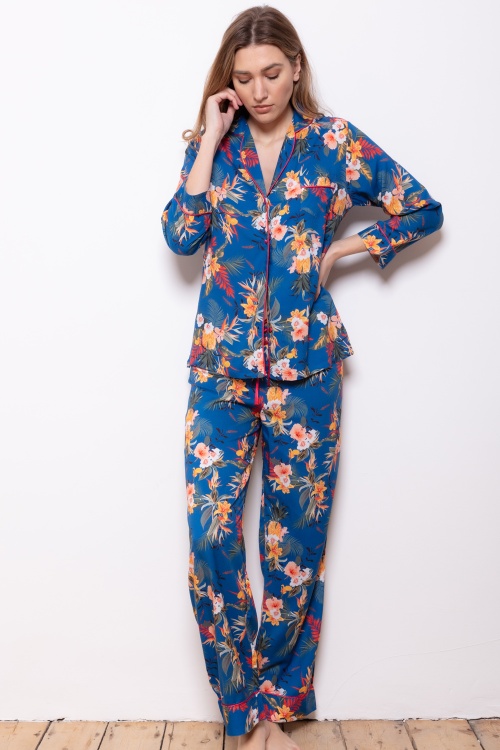 Tropical Lilly Ladies Pyjama Set